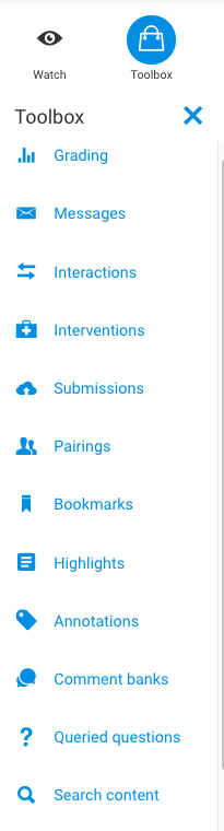 RealizeIt Instructor Toolbox Features