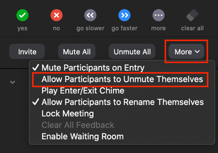 Zoom Meeting Space Management